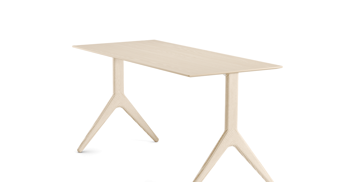 RamoY high wooden pillar table| Lundbergs Möbler
