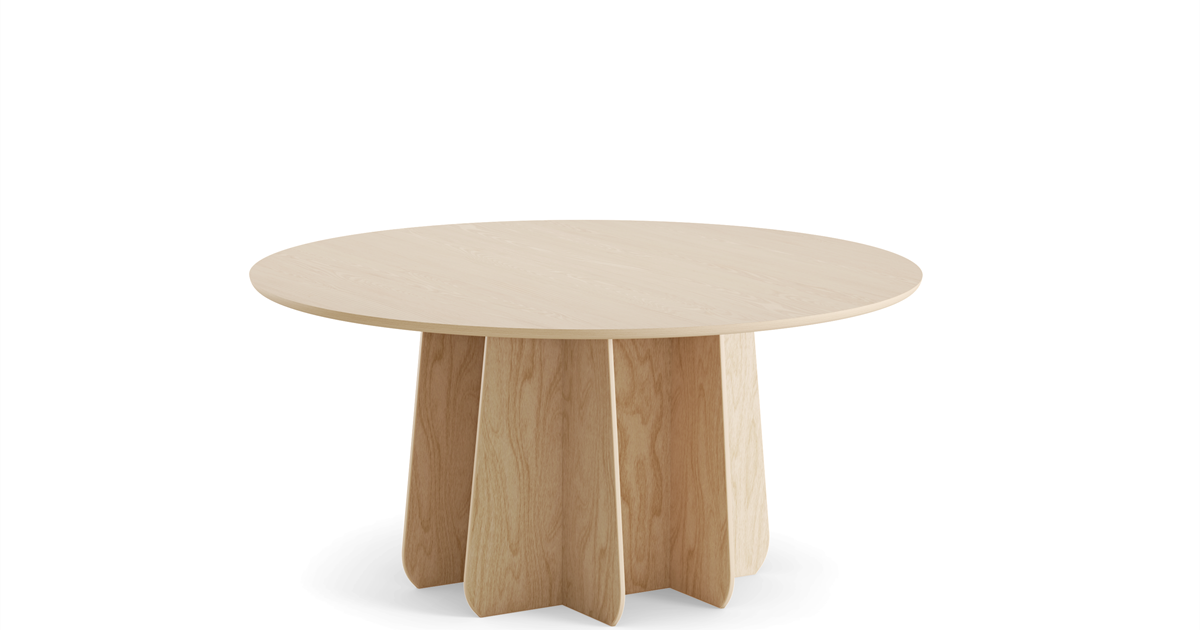 Funghi, modern pedestal table, public environment | Lundbergs Möbler