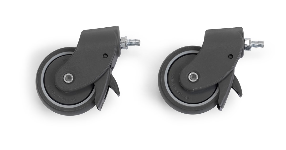 Praktiska hjul till bordet med låsfunktion | Lundbergs Möbler